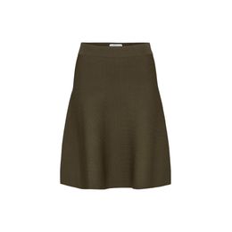 N&uuml;mph N&Uuml;MPH mittellanger A-Linien-Rock 'NULILLYPILLY SKIRT' Damen Gr&ouml;&szlig;e 36 anthrazit
