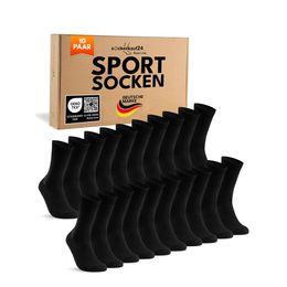 sockenkauf24 Sportsocken Damen Gr&ouml;&szlig;e 47/50 schwarz