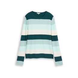 Tom Tailor Sweater female size M Ivory / Mint / Pastel green / Dark green