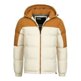 INDICODE JEANS Winter Jacket 'Danix' male size M Cream / Brown