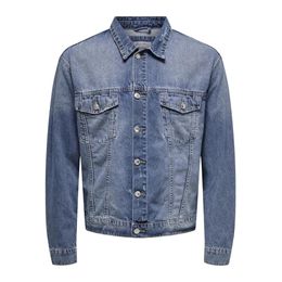 Only & Sons Only & Sons &Uuml;bergangsjacke '22031183' Herren Gr&ouml;&szlig;e XXL blue denim Sommerjacke