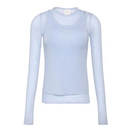 Calvin Klein Jeans Shirt Damen Gr&ouml;&szlig;e L hellblau