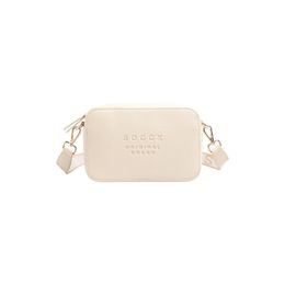 SOCCX Crossbody Bag mit Logo und Intarsia-Webriemen Damen Gr&ouml;&szlig;e One Size sand