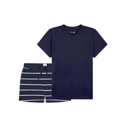 Schiesser Pyjama 'Mix & Relax' Damen Gr&ouml;&szlig;e 4XL blaumeliert Sommerkleid