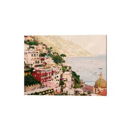 Liv Corday Image 'Santa Maria Assunta' male size 40x50 Beige / Pastel blue / Green / Red