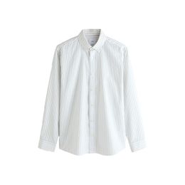 next Button Up Shirt male size L Blue / White