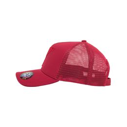 Carlo Colucci Cap ' Colussi ' Herren Gr&ouml;&szlig;e 55/60 grau / dunkelrot / schwarz