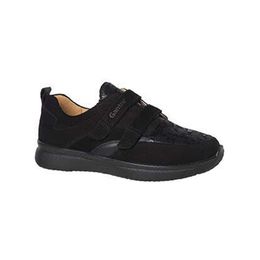 Ganter Sneaker low 'Schn&uuml;rschuh Damen 820923501000 Echtleder in schwarz' Damen Gr&ouml;&szlig;e 38 schwarz Sommerschuhe