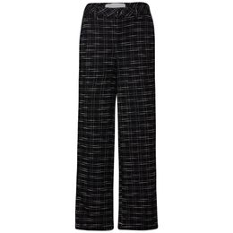 Street One Pants female size 42 Black / White