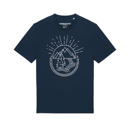 Watapparel Shirt male size 5XL Dark blue / White