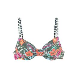 Venice Beach B&uuml;gel-Bikini-Top 'Summer' gr&uuml;n Gr. 36 Cup F. Mit B&uuml;gel