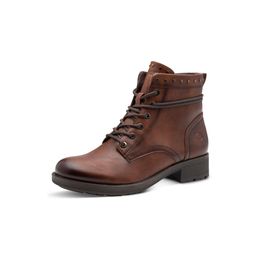 Tamaris Lace-Up Ankle Boots female size 42 Cognac