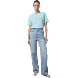 LTB Jeans Shirt 'Logo T-Shirt' female size L Indigo
