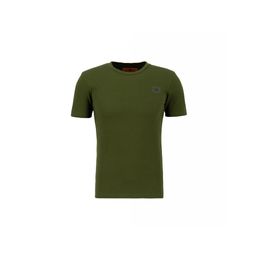 Alpha Industries Shirt 'X-Fit Rib' male size L Dark green