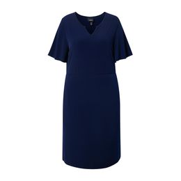 Ulla Popken Kleid Damen Gr&ouml;&szlig;e 42/44 marine Sommerkleid