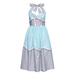 Queen Kerosin Sommerkleid Damen Gr&ouml;&szlig;e 40 grau