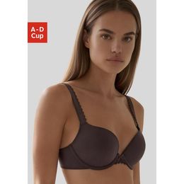 s.Oliver Push-up-BH 'Camille' schokolade Gr. 90B. Mit Integriertem Kissen und mit B&uuml;gel. Basic