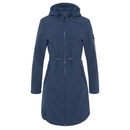 ALPENBLITZ Funktionsmantel Damen Gr&ouml;&szlig;e XS/S dunkelblau / grau / schwarz
