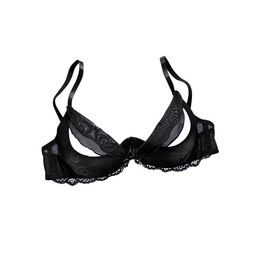PETITE FLEUR GOLD BY LASCANA B&uuml;stenhebe ', BH mit B&uuml;gel, BH-Ouvert, BH brustfrei' schwarz Gr. 70D f&uuml;r Damen. Mit B&uuml;gel