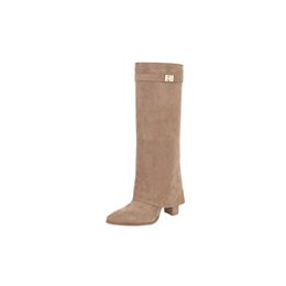 Ital-Design Stiefel Damen Gr&ouml;&szlig;e 40 hellbraun