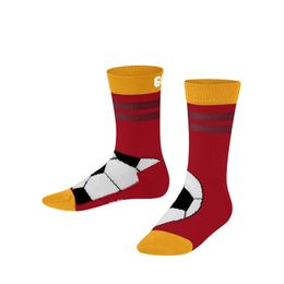 Falke Socken 'Active Soccer' Jungen Gr&ouml;&szlig;e 31/34.5 orange / rot