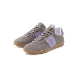 ELBSAND Sneaker 'Freizeitschuh, Schn&uuml;rschuh, Turnschuh, Retro Sneaker, Lederschuh' grau Gr. 41 f&uuml;r Damen. Nachhaltig.