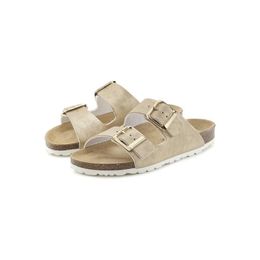 Vivance Pantolette 'Mule, Sandale, offener Schuh,' goldfarben Gr. 40 f&uuml;r Damen