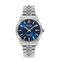 SWISS MILITARY HANOWA Analoguhr 'Diligenter' Herren Gr&ouml;&szlig;e One Size blau / navy / silber