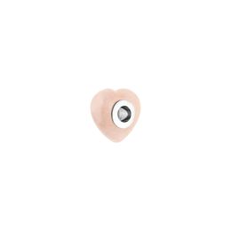 PURELEI Anh&auml;nger 'Heart' Damen Gr&ouml;&szlig;e One Size rosa / silber