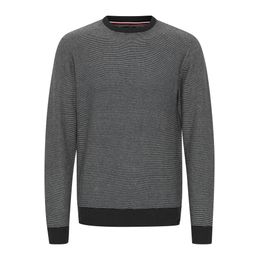 FQ1924 Pullover 'Leon' Herren Gr&ouml;&szlig;e M anthrazit / hellgrau