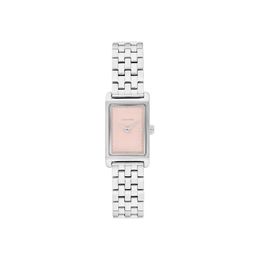 Calvin Klein Damen Quarzuhr &raquo;CK Light&laquo; Armbanduhr, Damenuhr, Edelstahlarmband, analog rosa Einheitsgr&ouml;&szlig;e