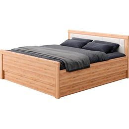 Priess Einzelbett &raquo;Arnsberg Komfortbett mit flexibel h&ouml;henverstellbarer Liegefl&auml;che&laquo; gepolstertes Kopfteil, Made in Germany mit Blauem Engel und 
