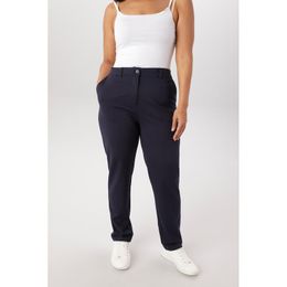 Aniston Plus Damen Aniston PLUS Jerseyhose l&auml;ssig geschnitten - NEUE KOLLEKTION blau 48, N-Gr