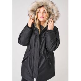 Only Carmakoma Parka in Schwarz - 20% | Gr&ouml;&szlig;e 42/44 | Damenjacken