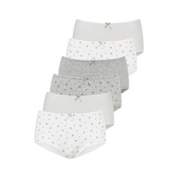 PETITE FLEUR BY LASCANA Hipster mehrfarbig Gr. 36/38 f&uuml;r Damen. Mit Schleife, Print. K&ouml;rpernah. Nachhaltig.