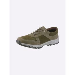 airsoft modern+ Damen Schn&uuml;rschuh mit Nubukleder, oliv, Gr&ouml;&szlig;e 42