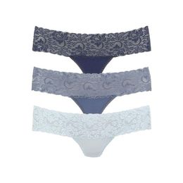 Vivance String mehrfarbig Gr. 44/46 f&uuml;r Damen. Mit Spitze. Bequem. Nachhaltig.
