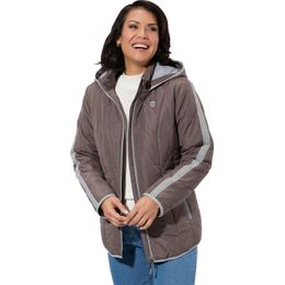 CR&Eacute;ATION L Damen Steppjacke mit Innentasche graphit Gr&ouml;&szlig;e 40