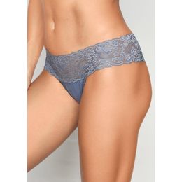 Vivance Brasilslip mehrfarbig Gr. 48/50 f&uuml;r Damen. Mit Spitze. Bequem. Nachhaltig.