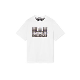 Weekend Offender T-Shirt 'Shevchenko' Herren Gr&ouml;&szlig;e XS navy / cognac / wei&szlig;