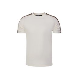 K by KARL LAGERFELD Karl Lagerfeld Shirt male size XXL Cream / Brown / Light brown
