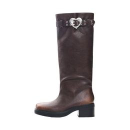 Desigual Stiefel Damen Gr&ouml;&szlig;e 36 braun / dunkelbraun