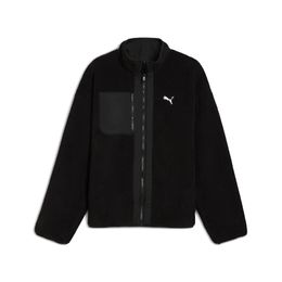 Puma Athletic Fleece Jacket male size M Black / White