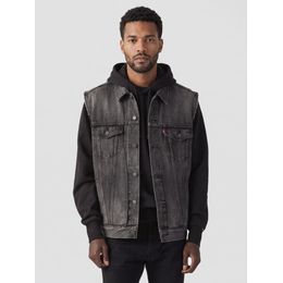 Levi's Levi's Weste 'TRUCKER GILET BLACK' Herren Gr&ouml;&szlig;e M schwarz