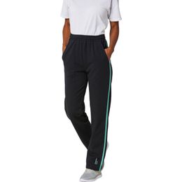 Damen Freizeithose mit innenliegendem Zugband schwarz-salbei Gr&ouml;&szlig;e 36/38