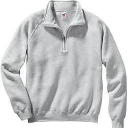 Fruit of the Loom Damen Sweatshirt grau-meliert Gr&ouml;&szlig;e 4