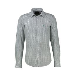 Lerros Button Up Shirt male size M mottled grey / White