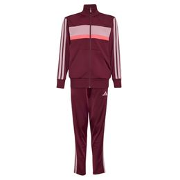 adidas Sportswear Trainingsanzug 'Seasonal Essentials Tiberio' Jungen Gr&ouml;&szlig;e 176 altrosa / neonpink / bordeaux