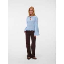 V&eacute;ro Moda Vero Moda Pullover 'VMAjuor' Damen Gr&ouml;&szlig;e S himmelblau