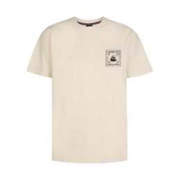 PETROL INDUSTRIES T-Shirt 'Calor' Herren Gr&ouml;&szlig;e XL beige / schwarz